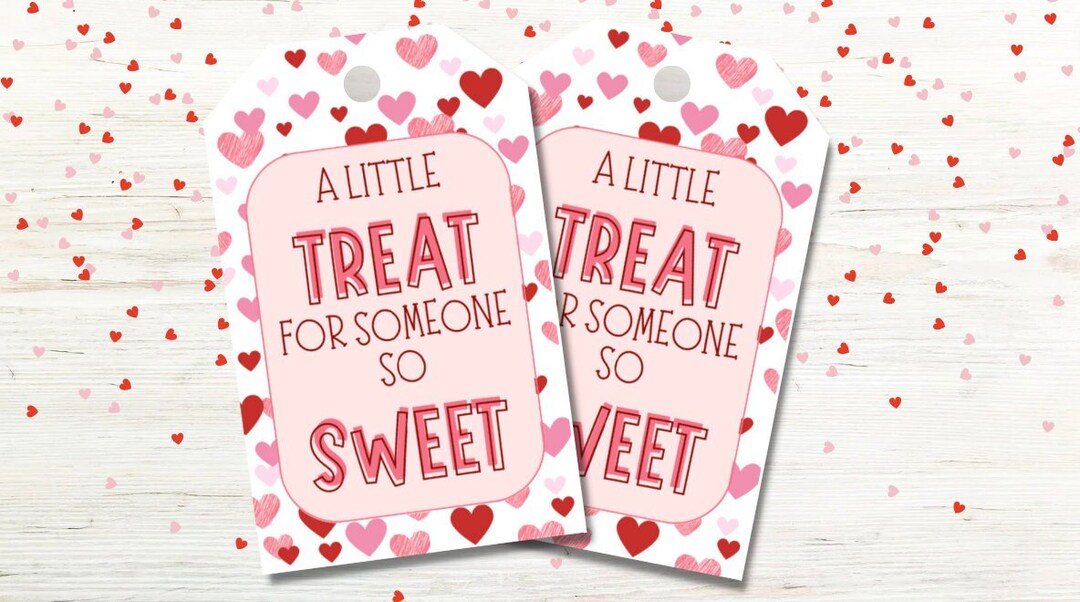 PRINTABLE Valentines Day Gift Tags, Valentines Student Gift Tags ...