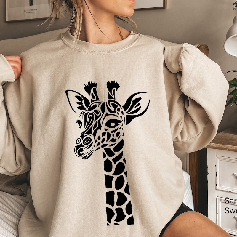 With Giraffe Sweatshirt - Etsy