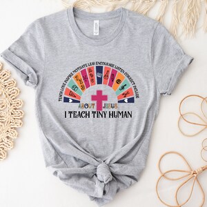 I Teach Tiny Human About Jesus Shirt, I Teach Tiny Human Shirt, Trendy ...