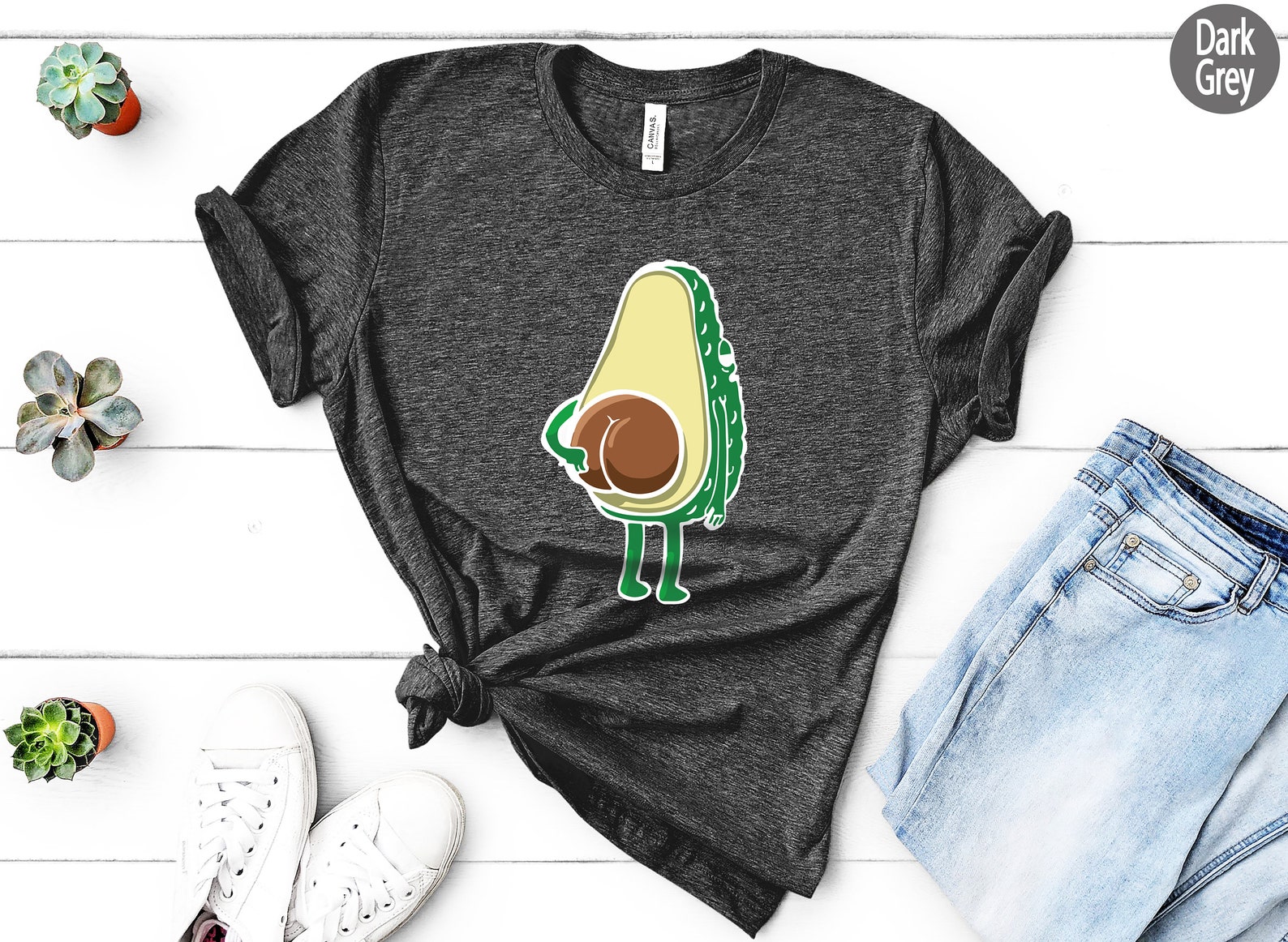 Funny Avocado Sweathirt, Avocado Butt Shirts, Vegetarian Shirt, Vegan ...