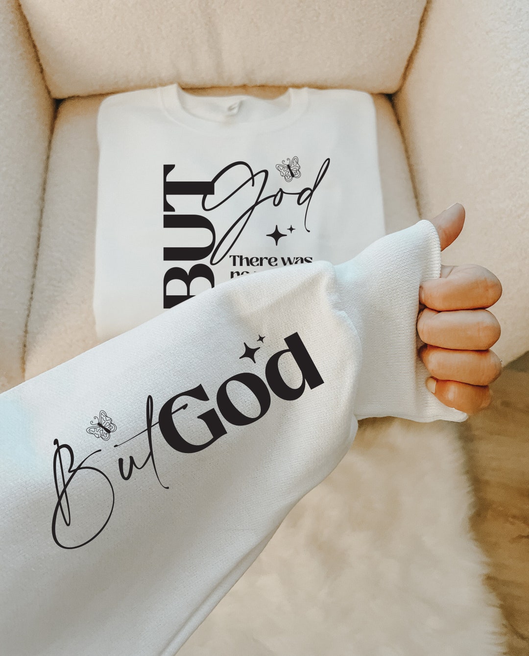 But God Sweatshirt for Women, Aesthetic Faith Hoodie for Christian ...