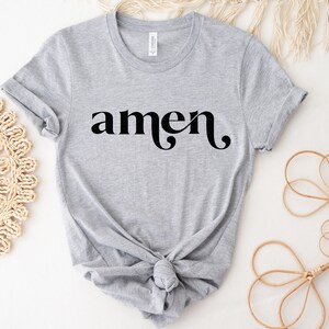 Amen Sweatshirt, Christian Sweatshirt, Church Service Shirt, Prayer ...
