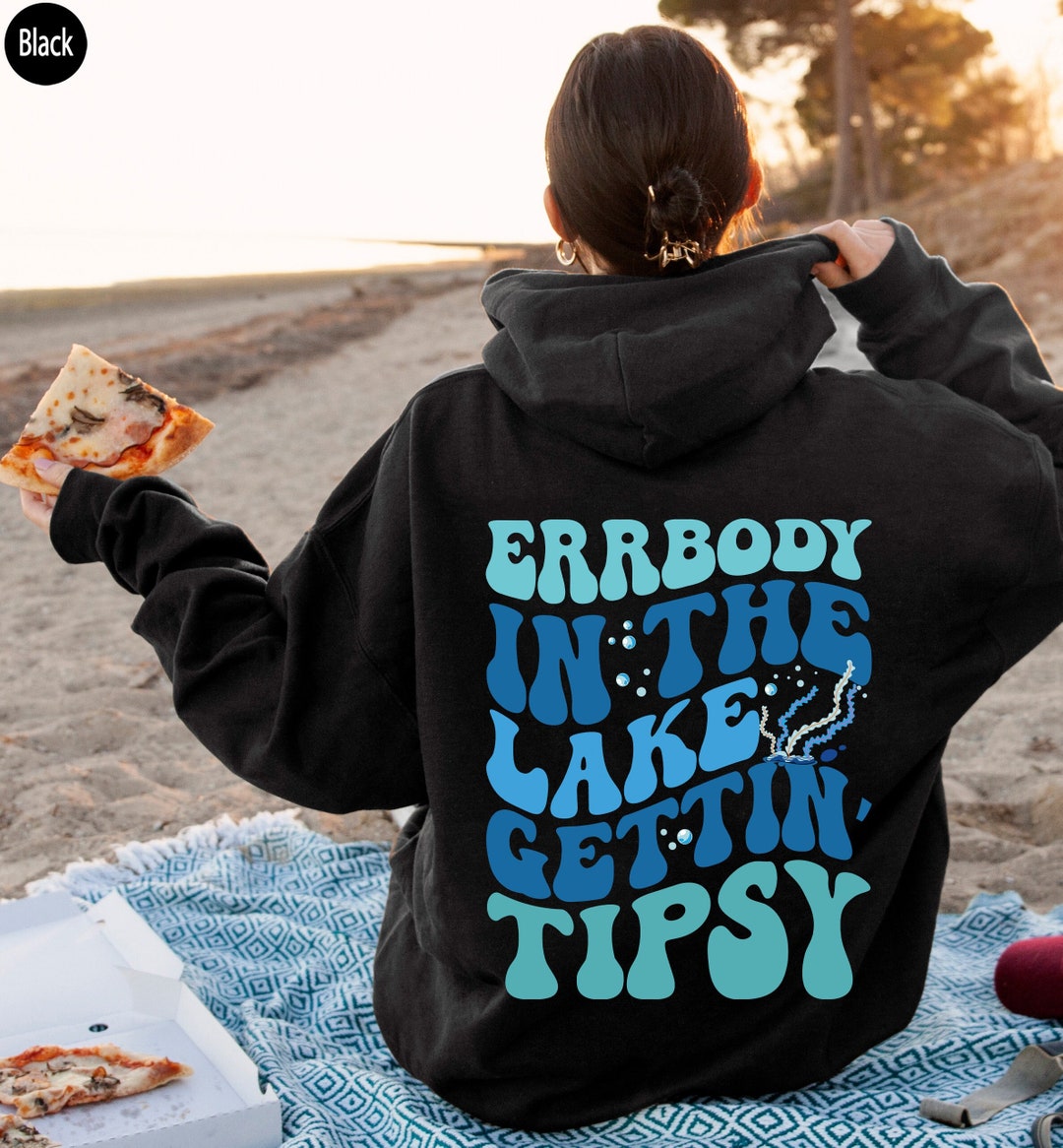 Everybody at the Lake Getting Tipsy Shirt, Women's Lake Party Shirt ...