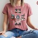 Boho Bull Skull Shirt, Women's Country Shirt, Wallen Sweatshirt, Cowboy ...