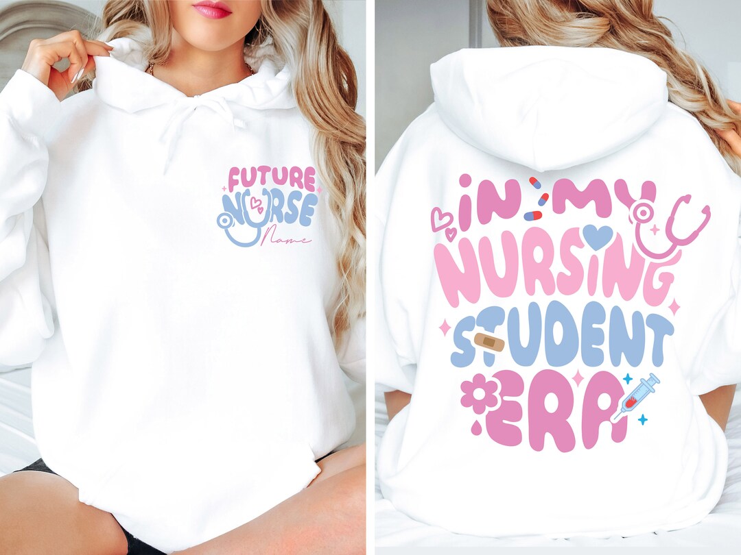In My Nursing Student Era Hoodie, Future Nurse Sweatshirt for New Nurse ...