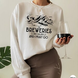 The Breweries Are Calling and I Must Go Shirt, Women's Funny Drinking ...