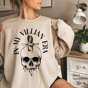 In My Villain Era Hoodie, Aesthetic Book Lover Sweatshirt, Dark Romance Book Shirt, Spicy Book ...