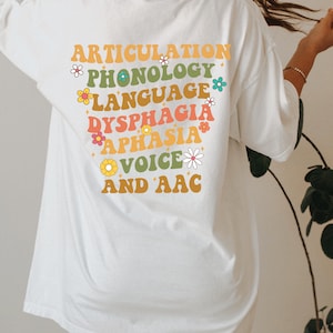 Speech Language Pathologist Hoodie, Funny SLP Shirt, Women's Speech ...