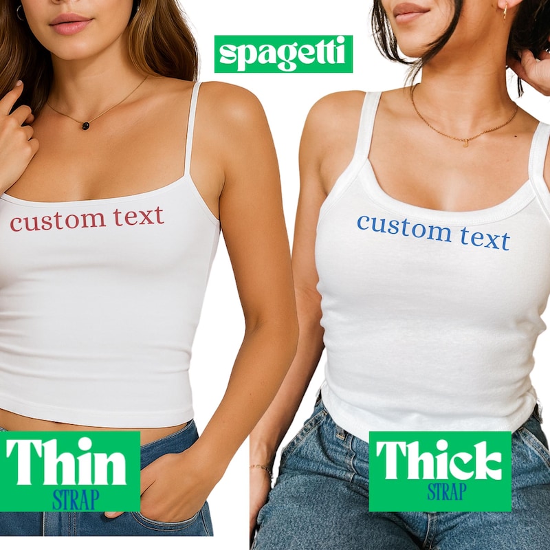 Spaghetti Top for Women - Etsy