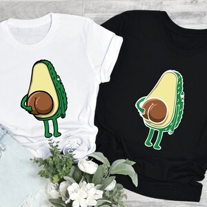 Funny Avocado Shirt, Avocado Butt Shirt, Vegetarian Shirt, Vegan Shirt ...