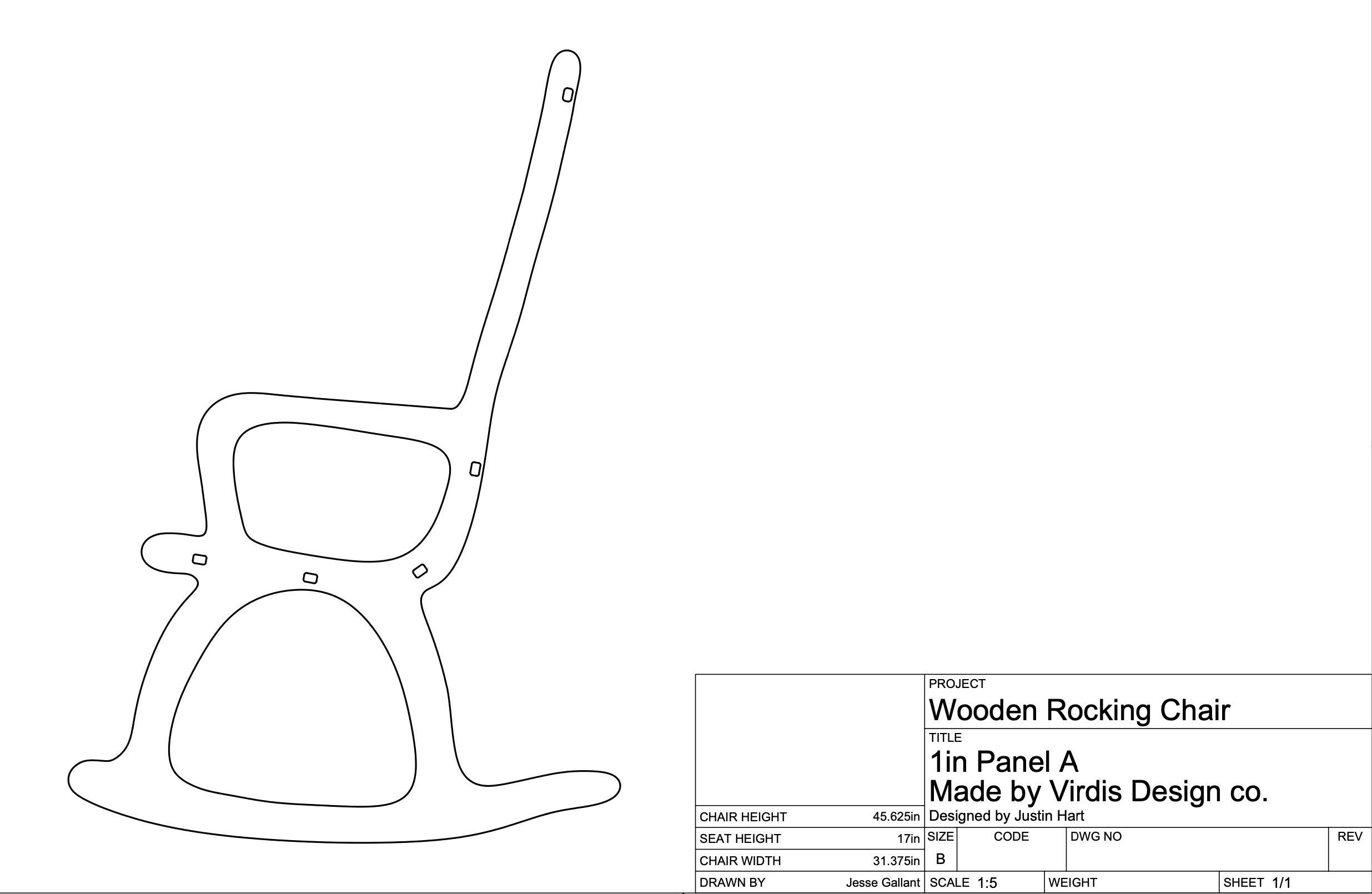Artisan CNC Rocking Chair Files - Etsy