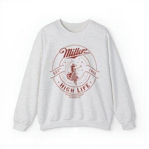 Miller High Life Crewneck Sweatshirt - Etsy