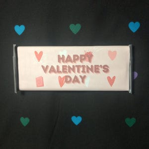 Valentine's Wrapped Hershey Bars Classroom Valentines for Kids ...