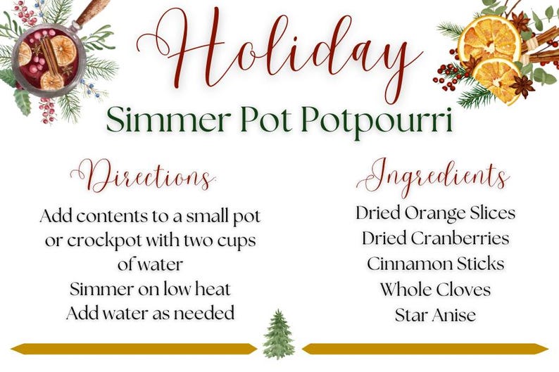 Holiday Simmering Potpourri | Orange, Cranberry & Cinnamon | Christmas ...