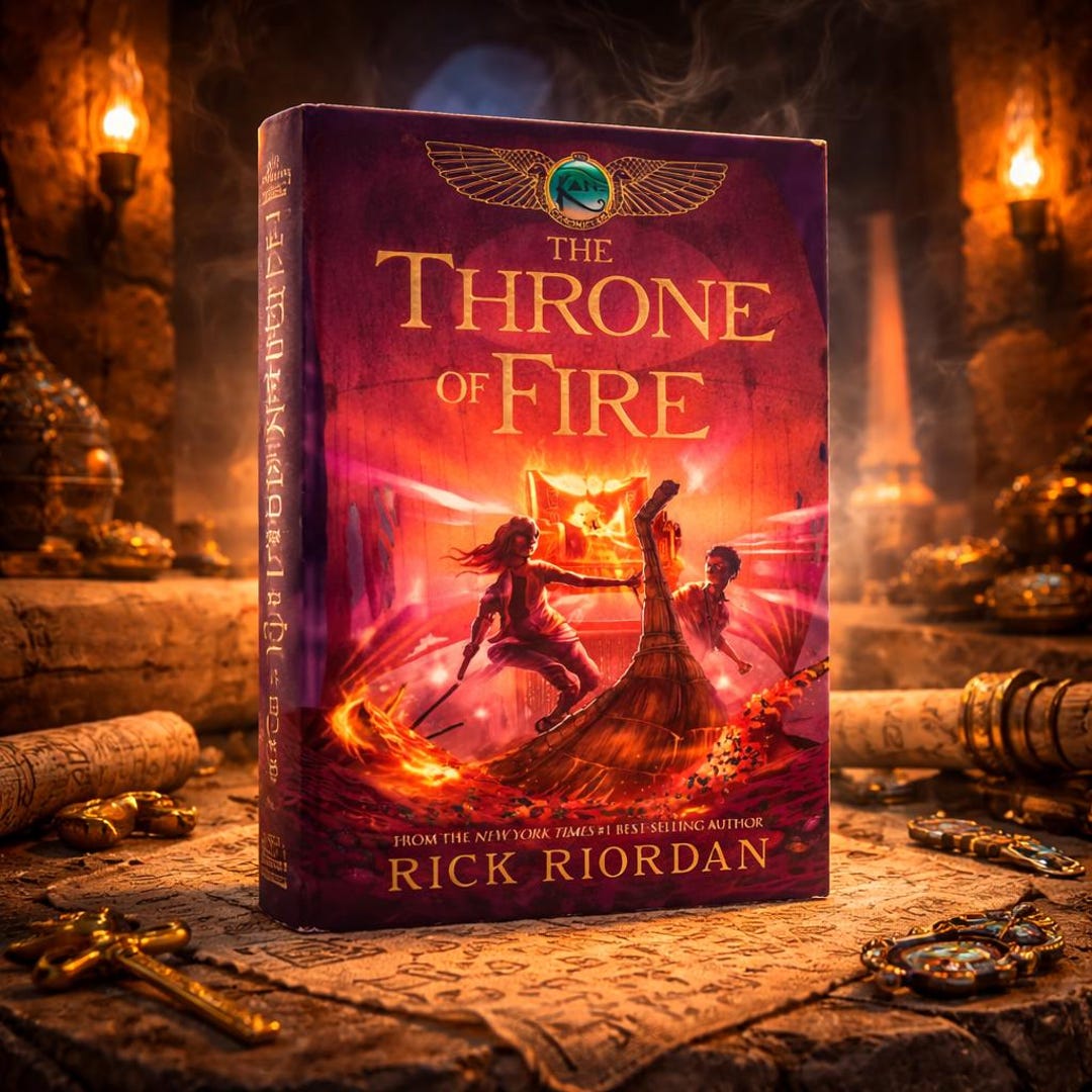 The Throne of Fire – Rick Riordan, First Edition Hardcover (2011) YA ...