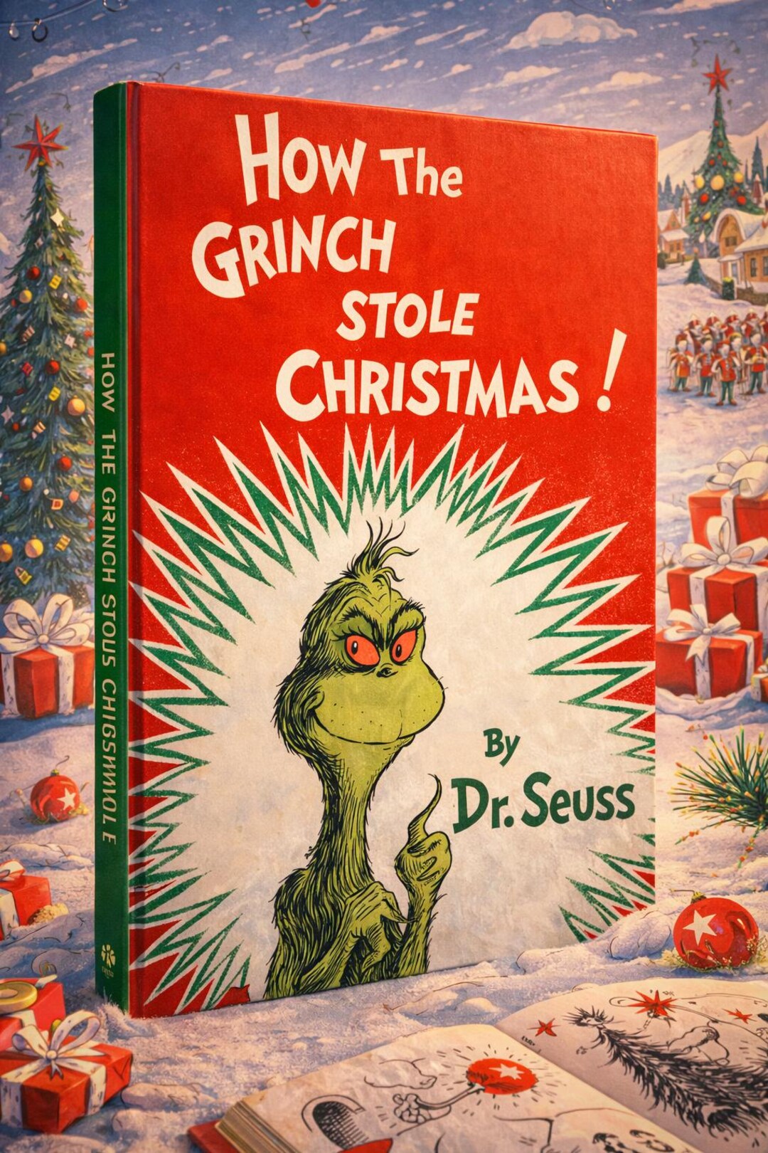 ¡Cómo el Grinch robó la Navidad! – Libro navideño de tapa dura del Dr ...
