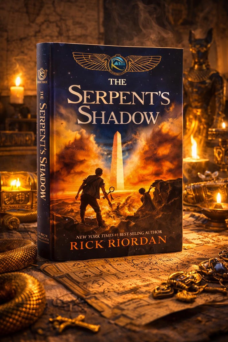 The Serpent's Shadow – Rick Riordan, First Edition Hardcover With ...