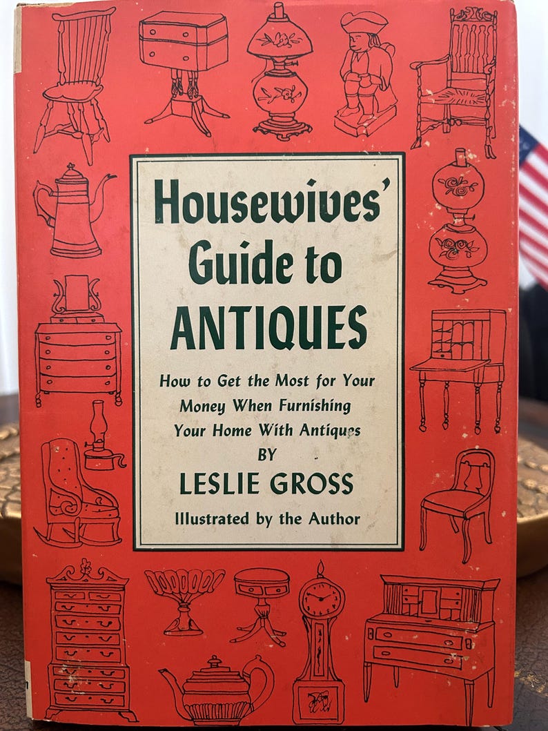 Housewives Guide to Antiques 1959 First Edition | Mid Century Decor ...