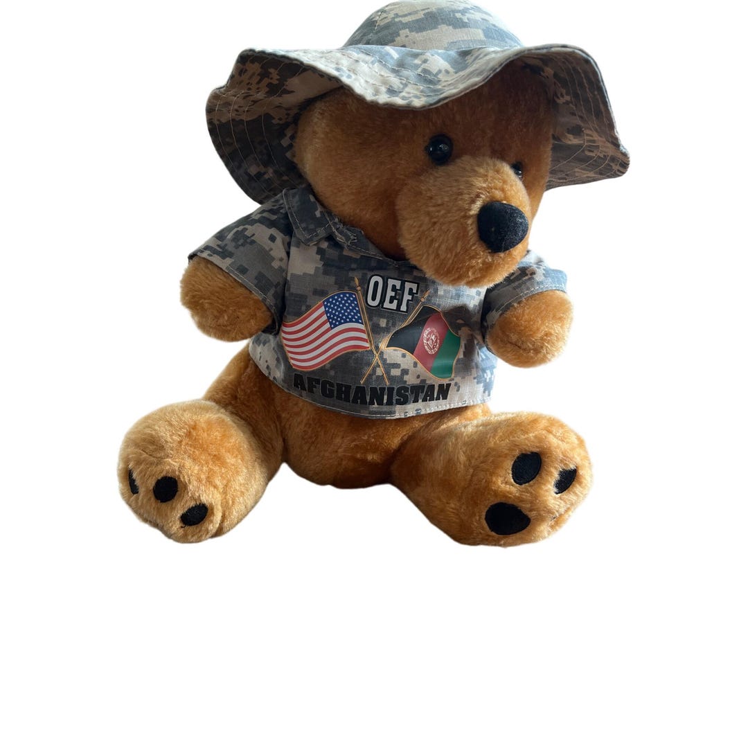 Operation Enduring Freedom Afghanistan Bear Wearing Camouflage - Etsy