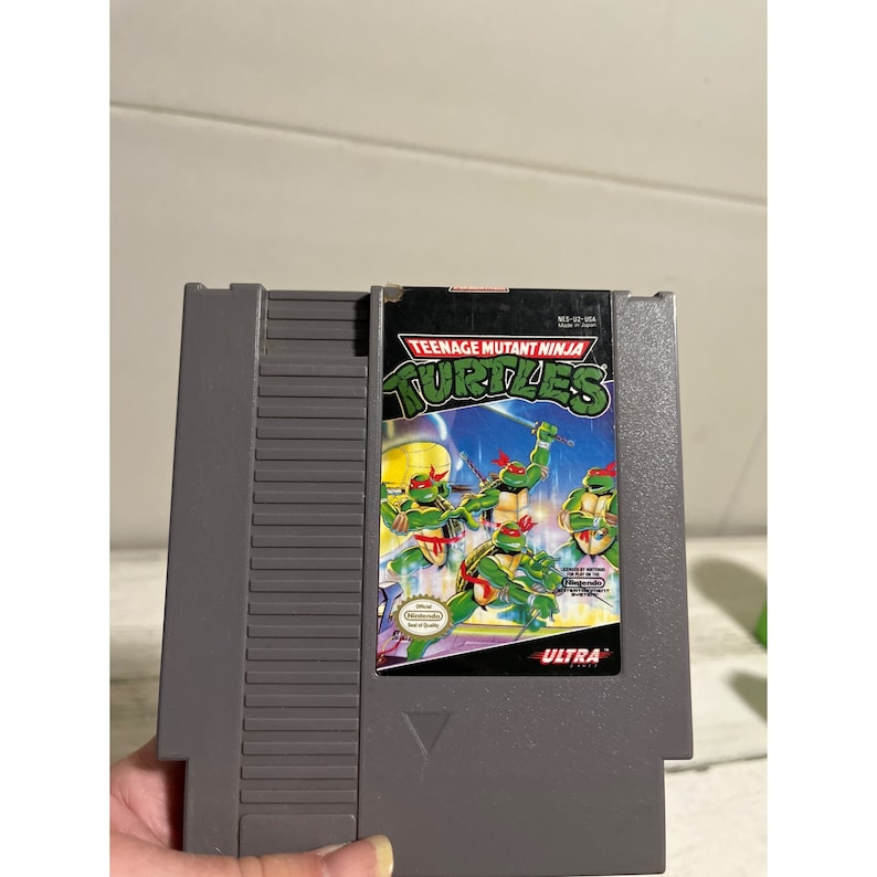 Teenage Mutant Ninja Turtles NES Game Cartridge Circa 1985 - Etsy