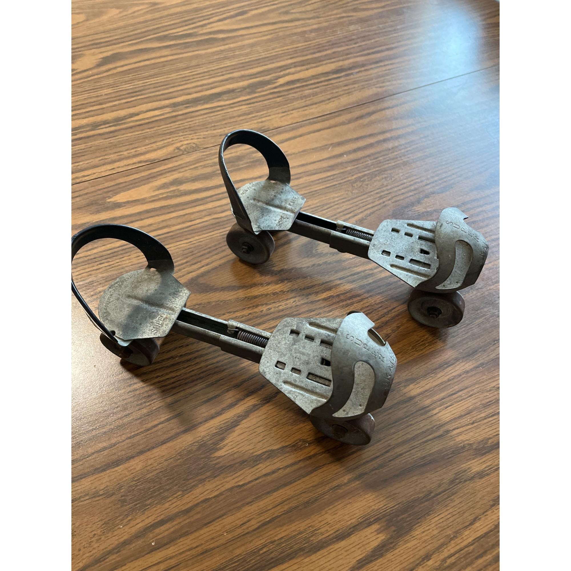 Vintage Metal Adjustable Super Skates - Etsy
