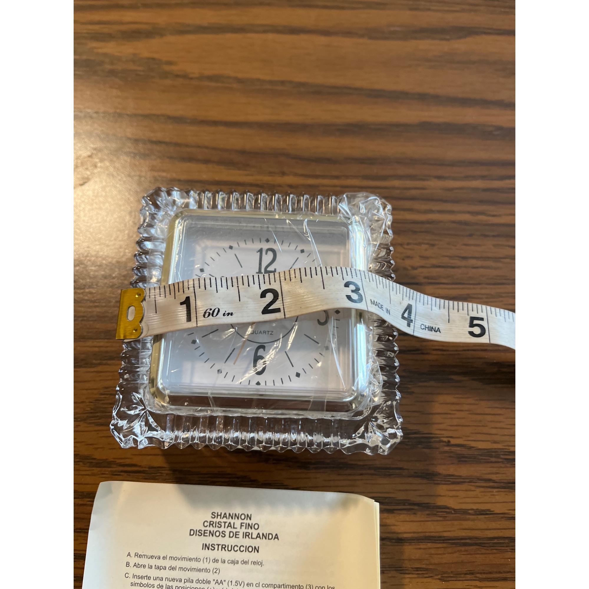 Shannon Fine Crystal Designs of Ireland Marie Clock NOS - Etsy