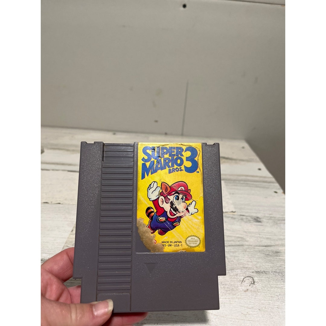 Super Mario 3 NES Game Cartridge Circa 1985 - Etsy
