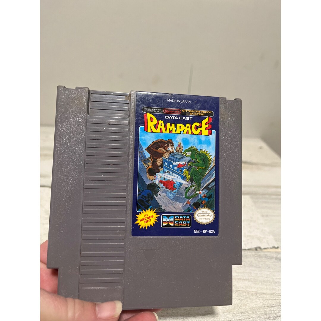 Rampage NES Game Cartridge Circa 1985 - Etsy