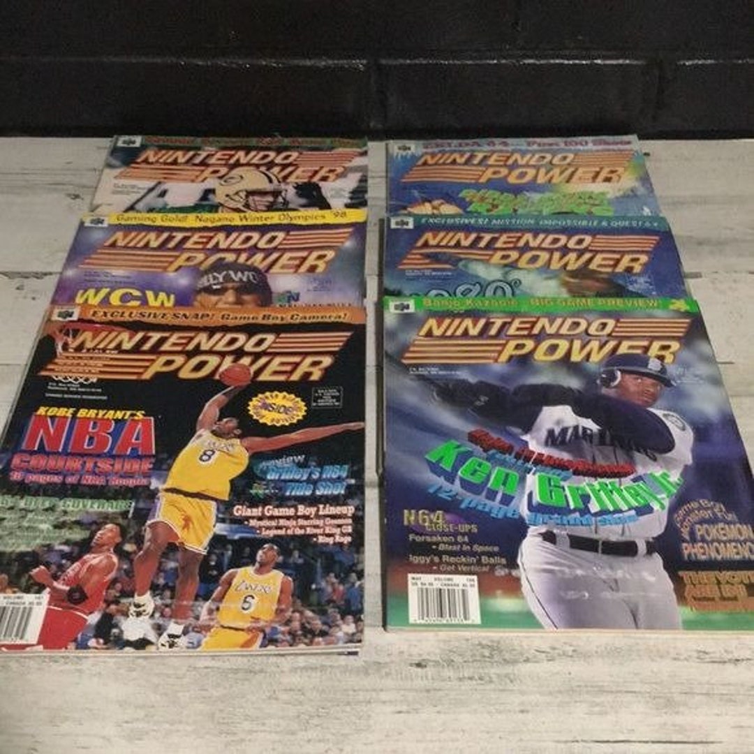 Nintendo Power Magazines Volume 102,103,105,106-108 1997 and 1998 ...