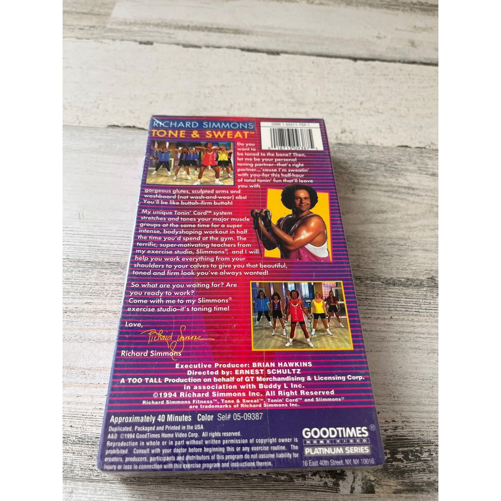 Richard Simmons Workout VHS NWT - Etsy