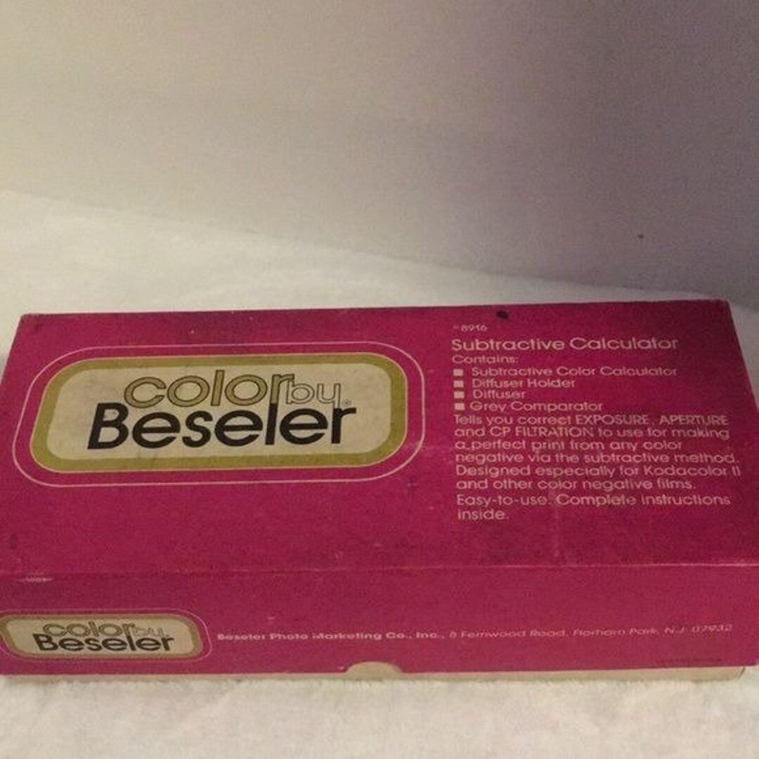 Vintage OB Color by Beseler Subtractive Calculator - Etsy
