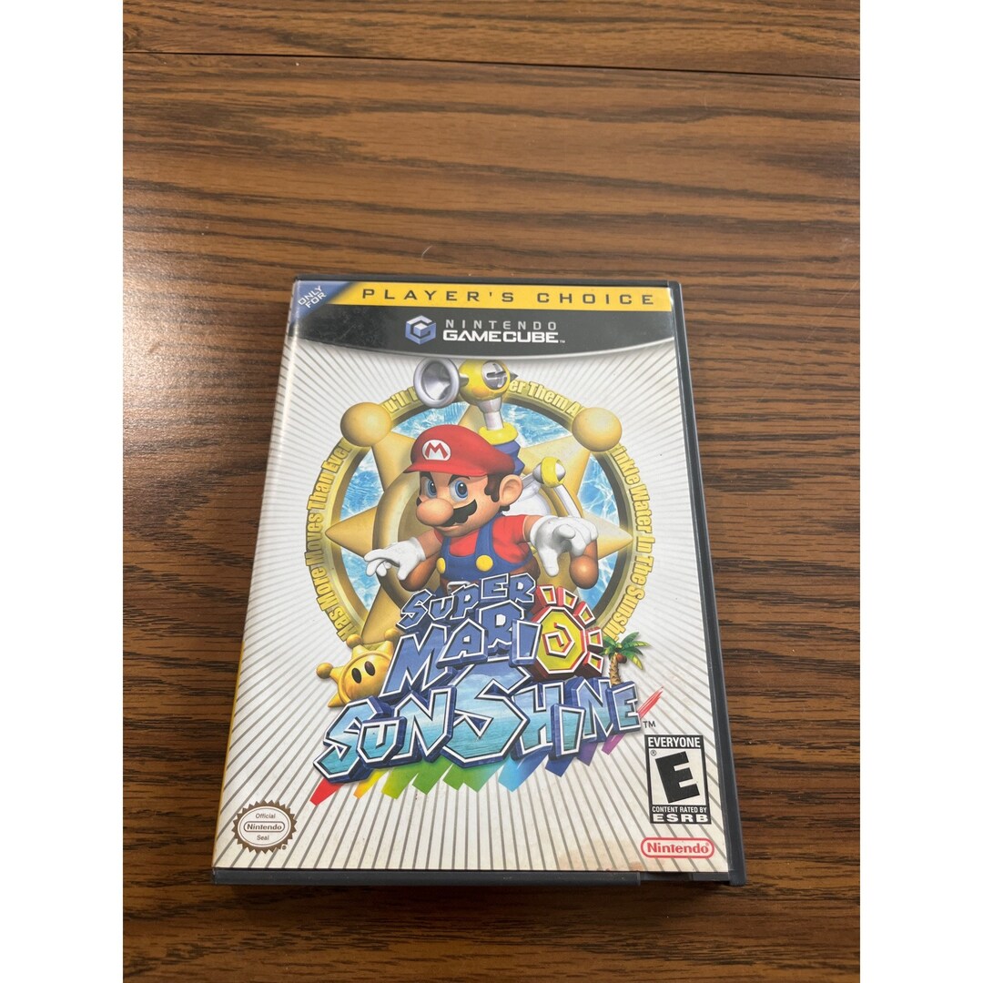 Nintendo Gamecube Super Mario Sunshine Case and Manual - Etsy