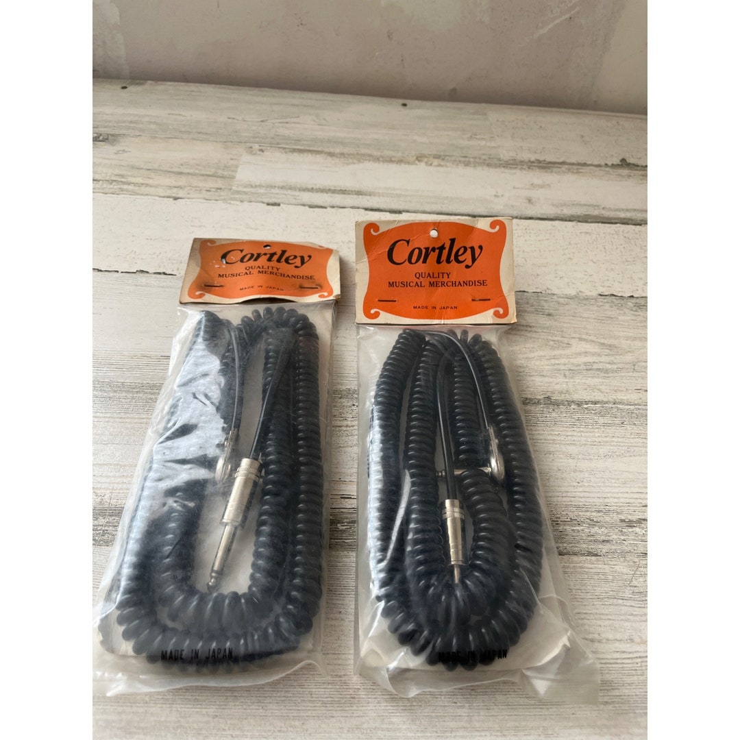 Cortley 1960’s/1970’s Curly Coil Guitar Cords NOS - Etsy