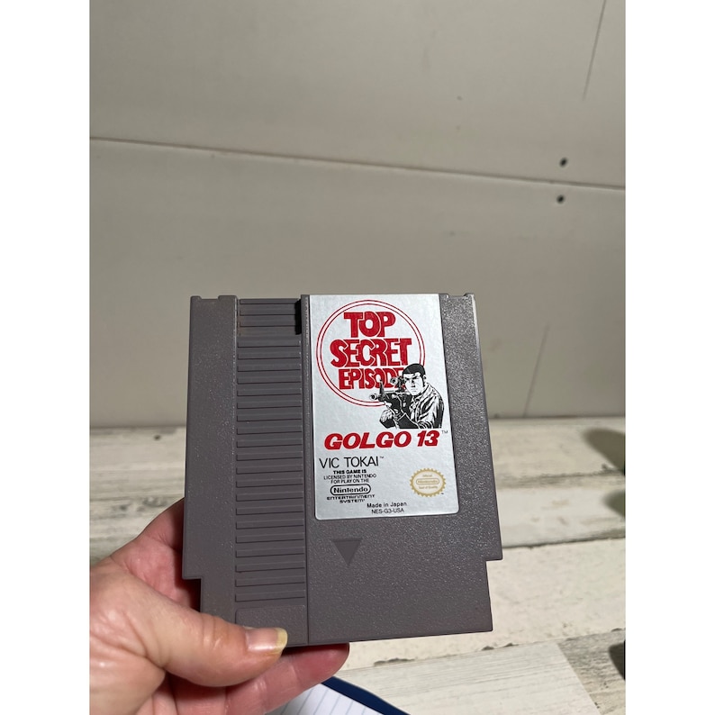 Top Secret Episode Golgo 13 NES Game Circa 1985 - Etsy