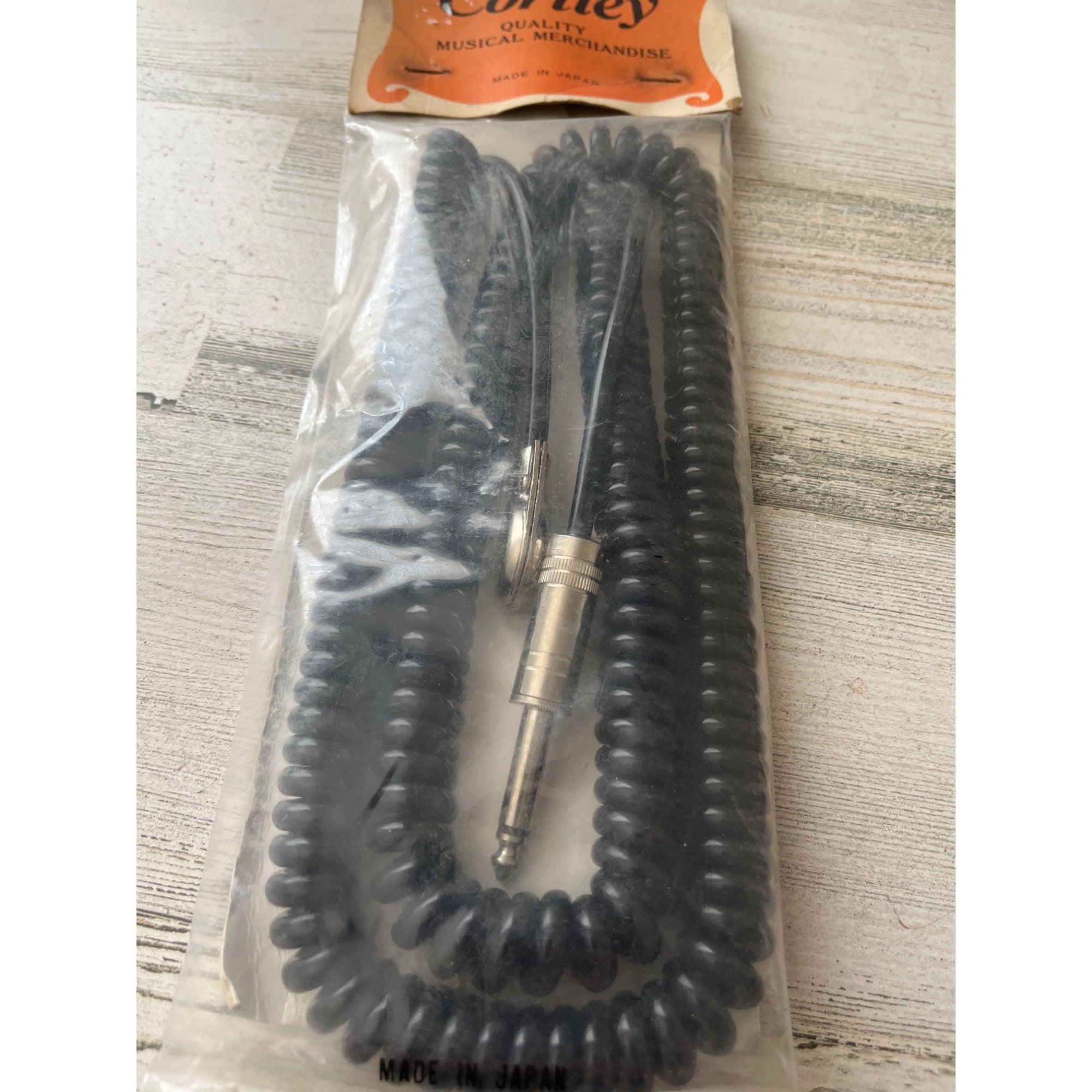 Cortley 1960’s/1970’s Curly Coil Guitar Cords NOS - Etsy