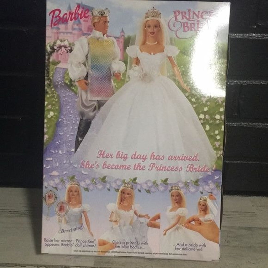 Princess Bride Barbie Vintage NOS From Pretty Princess to Blushing ...