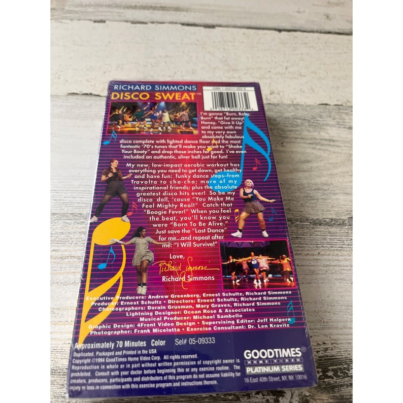 New Richard Simmons Workout VHS - Etsy