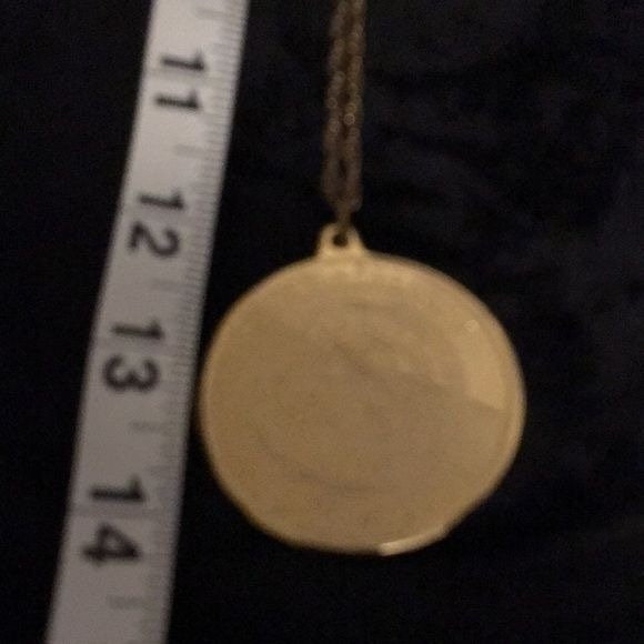 Caesar’s Palace 35th Anniversary Pendant Necklace Gold Tone With Chain ...