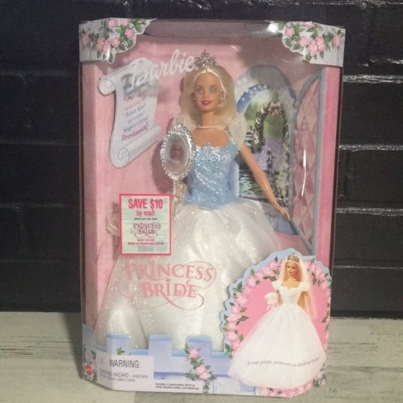 Princess Bride Barbie Vintage NOS From Pretty Princess to Blushing ...