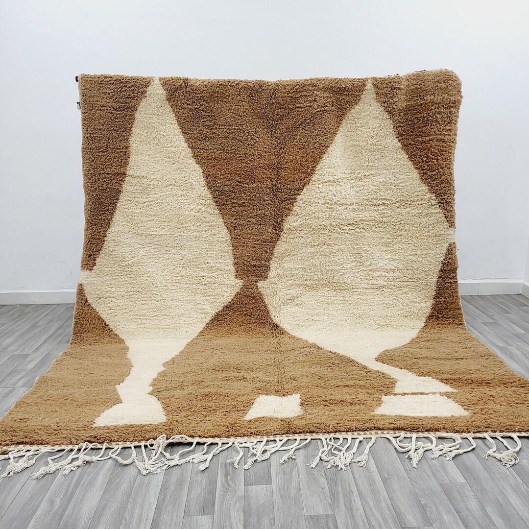 Moroccan Rug for Living Room Super Soft Abstract Multicolored Moroccan ...