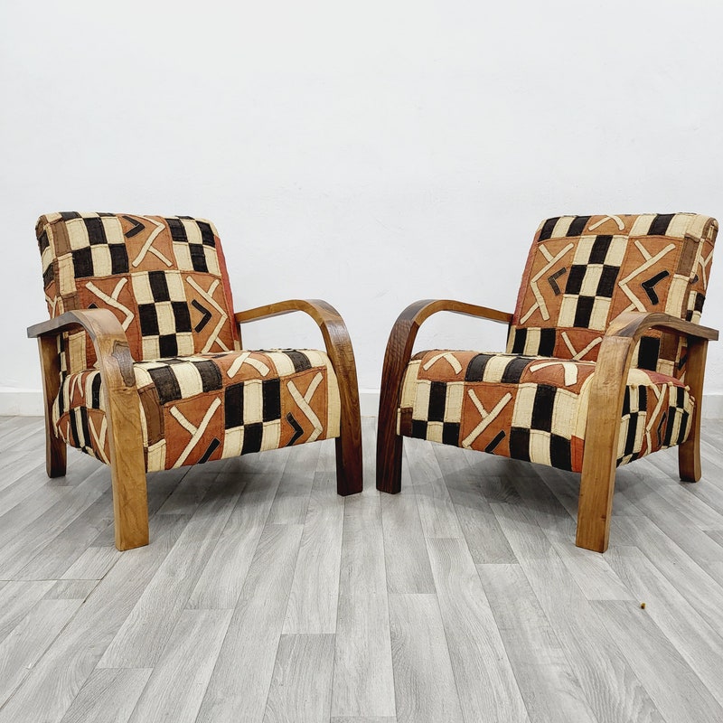 Mud Cloth Chair - Etsy