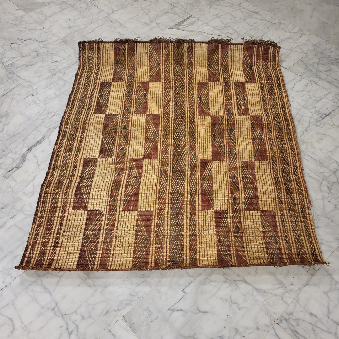 4x4.7 Ft Vintage Tuareg Mat African Floor Mat Tuareg Rug - Etsy