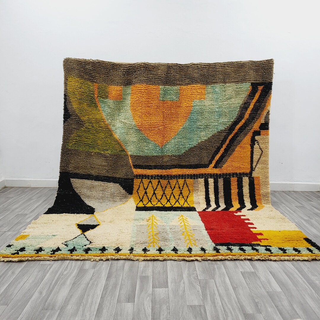 Custom Design Rug for Living Room Moroccan Rug Boho Design Carpet Free ...