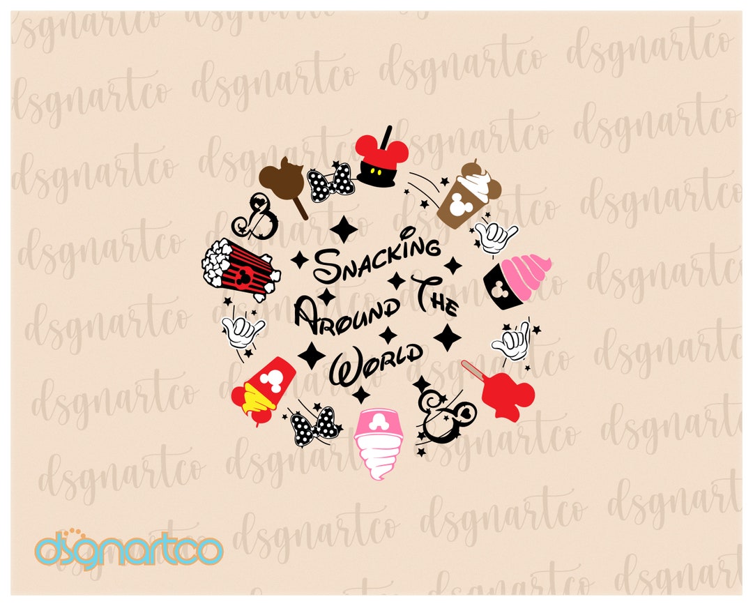 Snacking Around the World Svg, Drinks and Foods Svg, Family Trip Svg ...