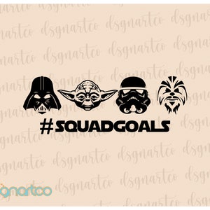 Star Wars Squad Goal SVG - Etsy