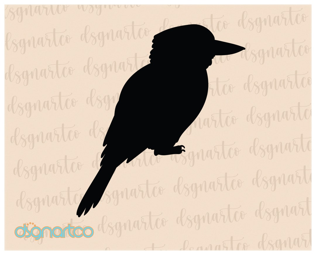 Kookaburra Silhouette Svg, Digital Download, Autumn Png, Digital Svg - Etsy
