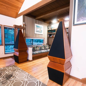 Custom Jatoba Speaker System - Zenny Audio Model 1 - Etsy