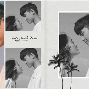 Gift for Boyfriend Anniversary Our First Year Photo Album Couple Memory ...