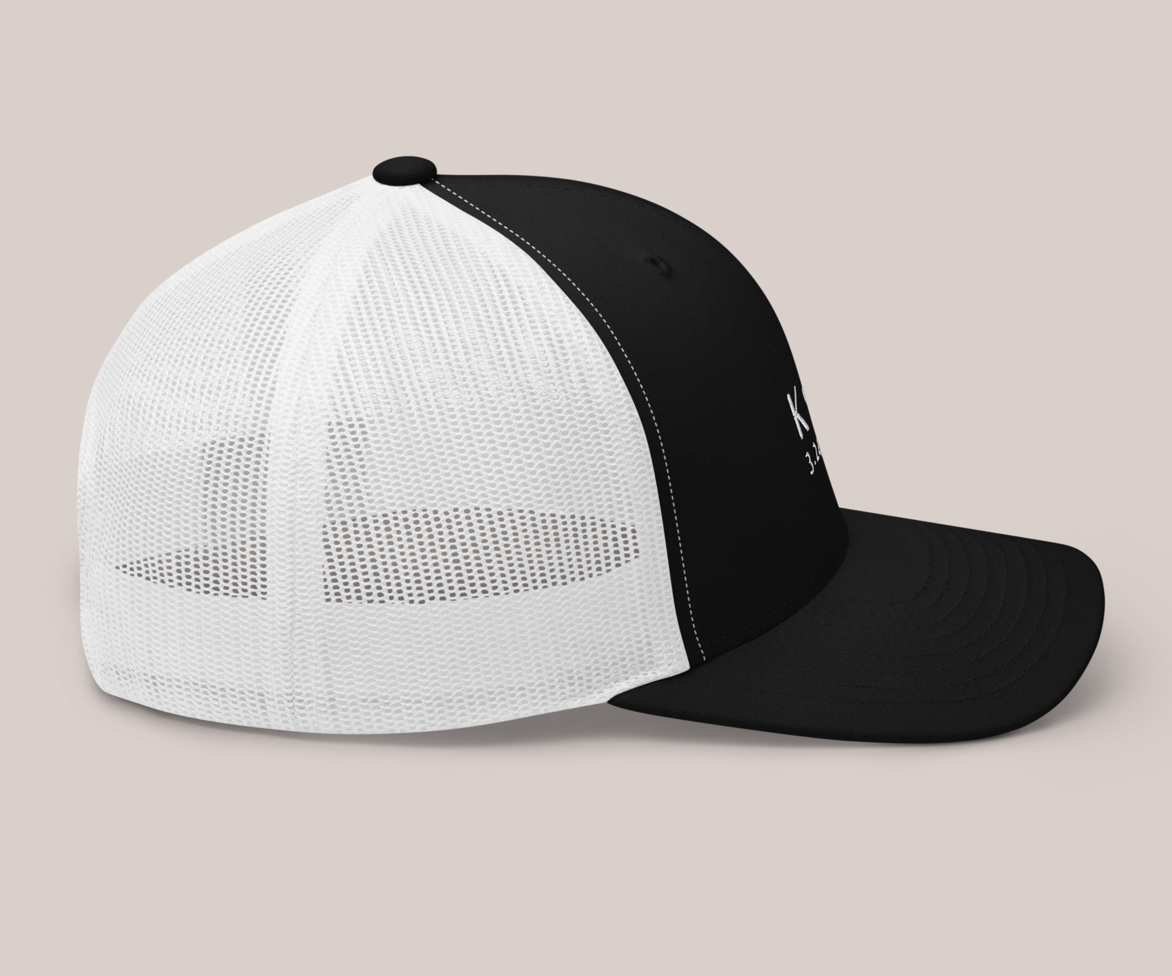 Personalized Trucker Hat Matching for Couple Cap Embroidered Initial ...