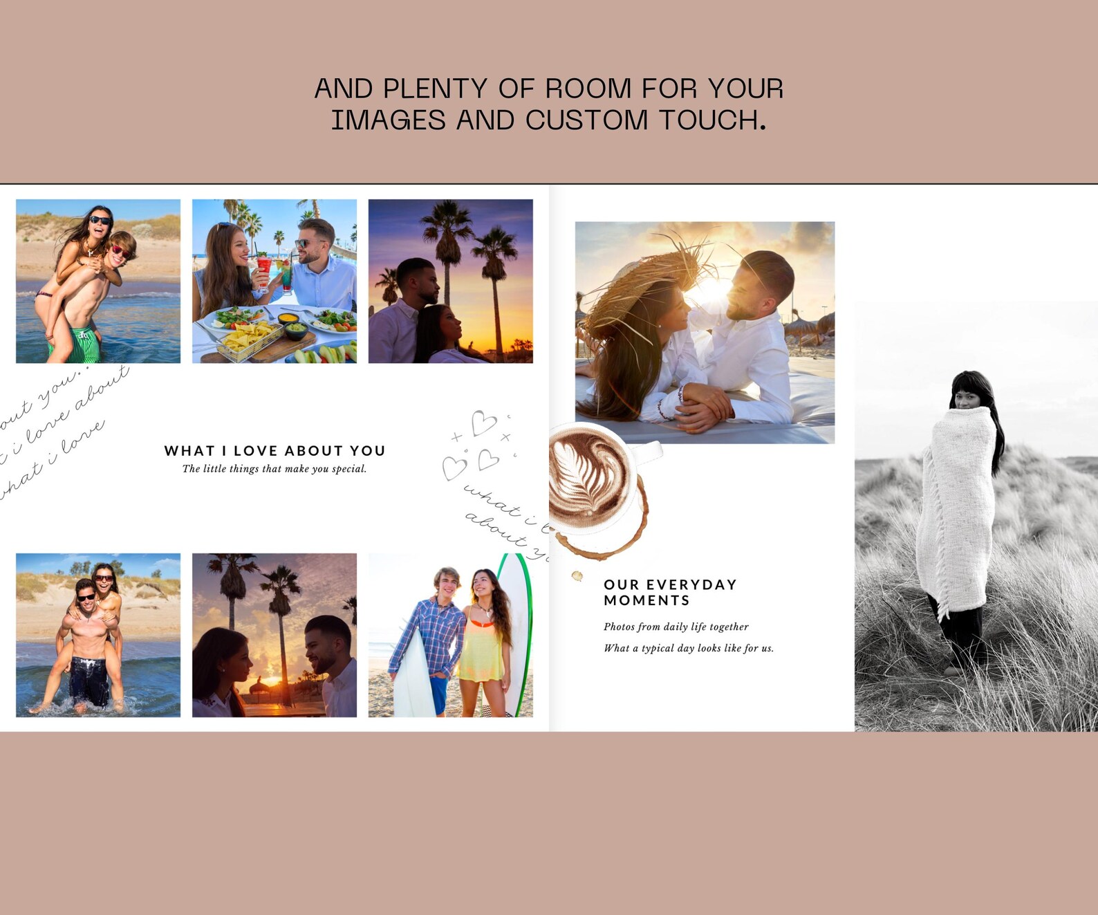 Gift for Boyfriend Anniversary Our First Year Photo Album Couple Memory ...